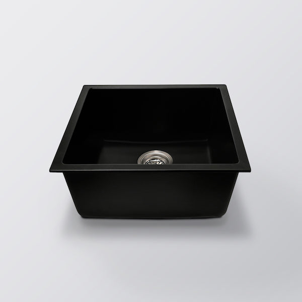 Grange Single Bowl Sink 450 - Matte Black - Eight Quarters